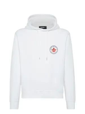 Dsquared2 Cotton Hoodie - White