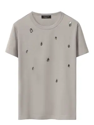 Fabiana Filippi Jersey T-shirt - Grey