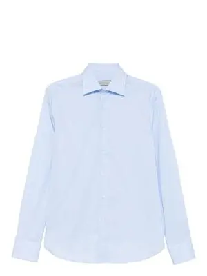 Canali Poplin Shirt - Blue