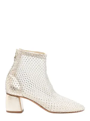 FORTE_FORTE 55mm Rhinestone-embellished Ankle Boots - Neutrals