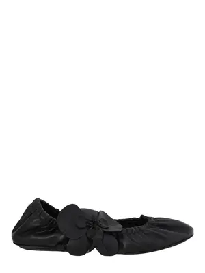 Zimmermann Orchid Ballet Flats - Black