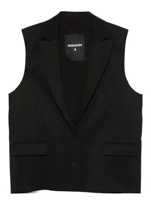 Patrizia Pepe Twill Vest - Black