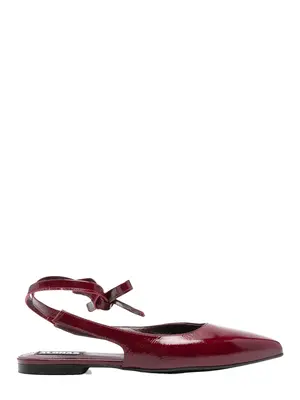 ALOHAS Ribbon Ballerinas - Red