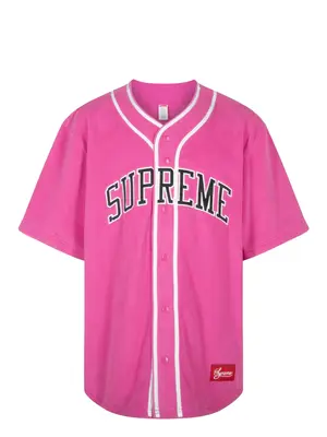 Supreme Polartec Baseball T-shirt - Pink