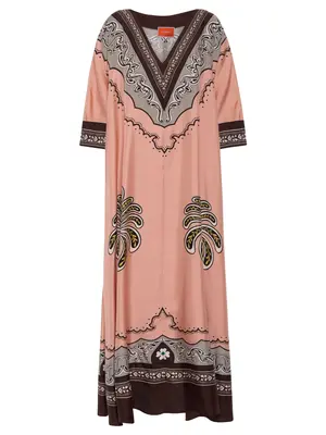 La DoubleJ Muumuu Maxi Dress - Pink