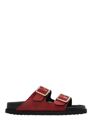 BIRKENSTOCK Arizona Slides - Red