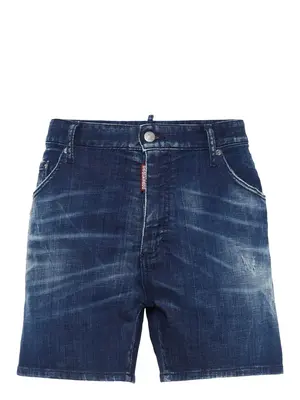 Dsquared2 Stretch-cotton Denim Shorts - Blue