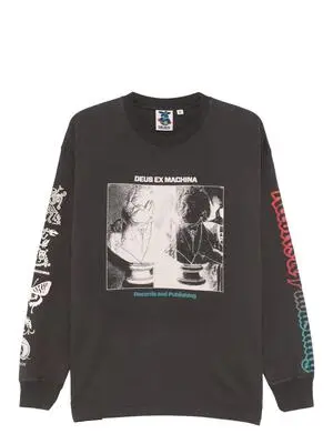 Deus Ex Machina Divine Spark Graphic Long Sleeve T-shirt - Grey
