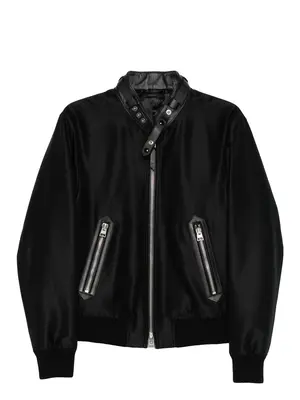 TOM FORD Bomber Jacket - Black