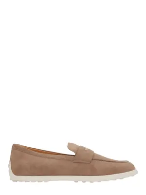 TOD'S Suede Loafers - Brown
