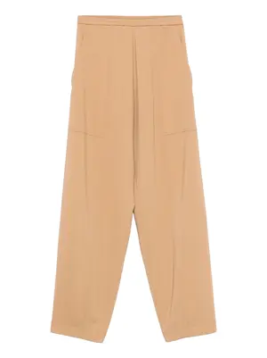 FORTE_FORTE Tapered-leg Trousers - Brown