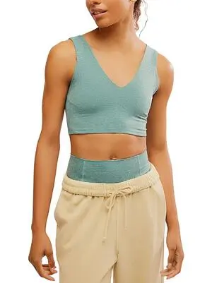Free People Never Better Crop Top - Midnight Jade