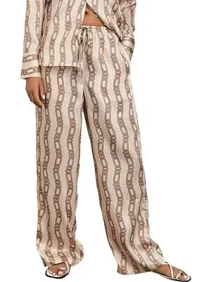 Rails Rails Damani Printed Pants Ivory Gold Chain