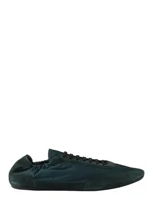 Prada Prada Re-Nylon And Suede Collapse Sneakers Green