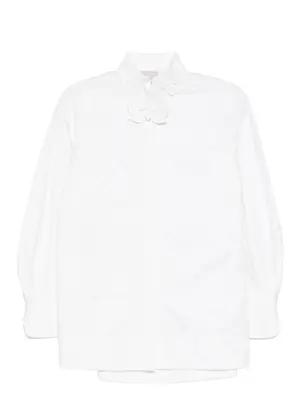 Shiatzy Chen Flower-embellished Shirt - White