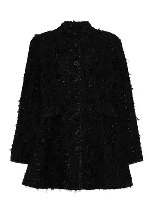 Shiatzy Chen Sense Of Ink Collection Tweed Jacket - Black
