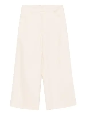 Shiatzy Chen Straight Trousers - Neutrals