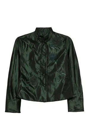 Shiatzy Chen Libre Collection Mandarin Collar Jacket - Green