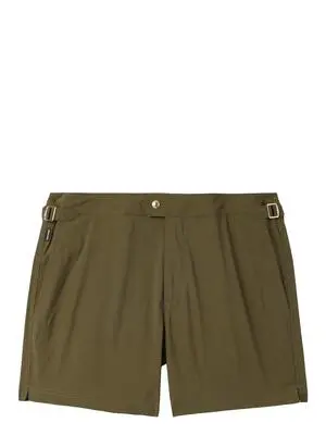 TOM FORD Slim-Fit Short-Length Swim Shorts Brown