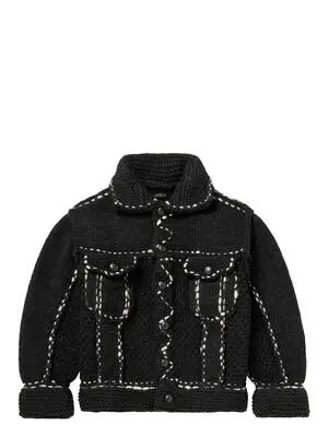 Kapital Embroidered Wool Jacket - Black