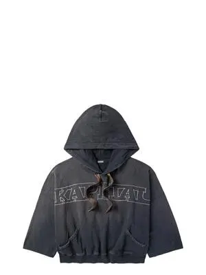 Kapital Oversized Logo-embroidered Hoodie - Gray