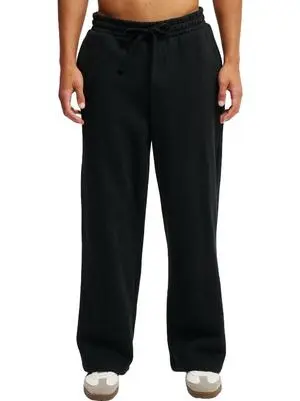 COTTON ON Super Baggy Track Pant - Black