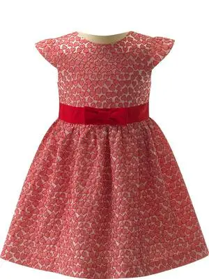 RACHEL RILEY Heart Damask Dress - Red