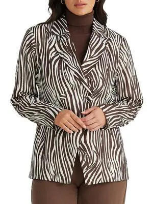 BRAVE+TRUE Blake Abstract Striped Jacket - Zigby