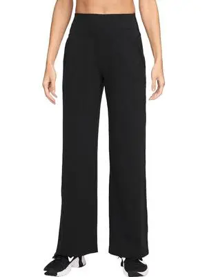 Nike Zenvy Dri-fit High-waist Wide-leg Pants - 010 010 Black/pcg3c