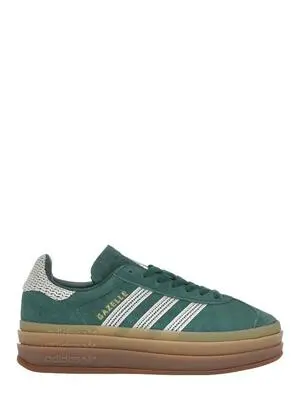 Adidas Gazelle Bold Sneakers Collegiate Green/wonder White/gold Metallic