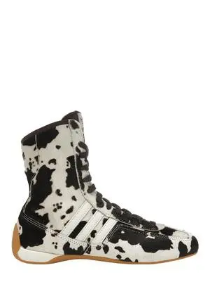 Adidas Rasant Mid High-top Sneakers - Shadow Brown/off White/gold Mettalic