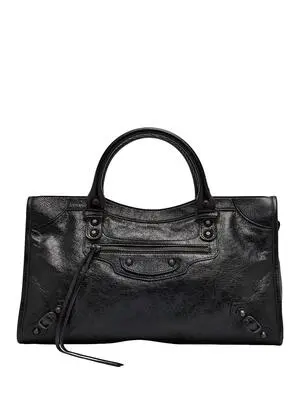 Balenciaga Balenciaga Le City Medium Top-Handle Bag Black