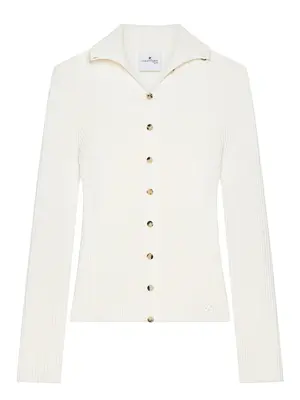 COURREGES Solar Cardigan - White