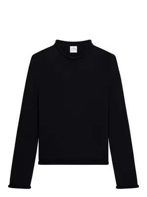 COURREGES Crew-neck Sweater - Black
