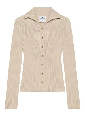 COURREGES Solar Cardigan - Neutrals