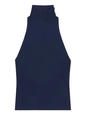COURREGES Sleeveless Tank Top - Blue