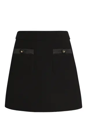 Dolce & Gabbana A-line Mini Skirt - Black