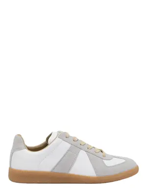 MAISON MARGIELA Replica Panelled Sneakers - White And Grey