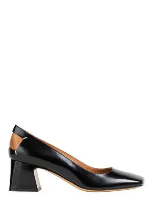 MAISON MARGIELA Four Stitches Leather Pumps - Black
