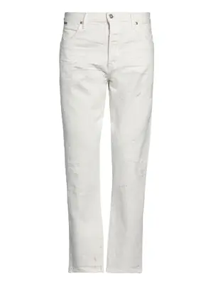 TOM FORD Cotton-blend Straight-leg Jeans - White