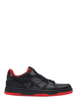 A BATHING APE A Bathing Ape SK8 STA #4 Sneakers Grey/black/red