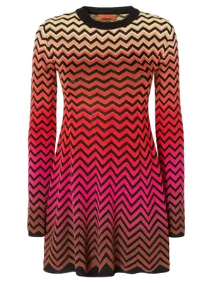 MISSONI Missoni Zigzag Mini Dress