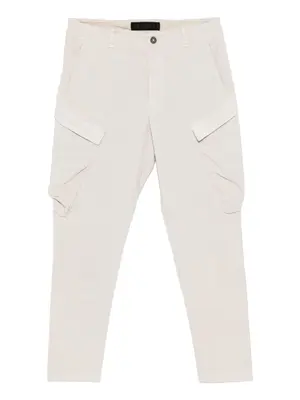 Transit Flap-pocket Tapered Trousers - White