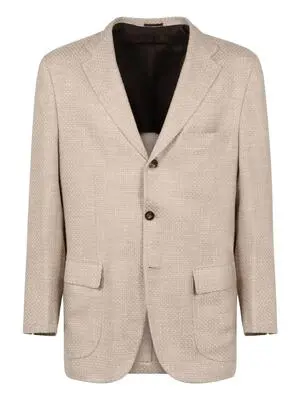 Kiton Cashmere-wool Jacket - Neutrals