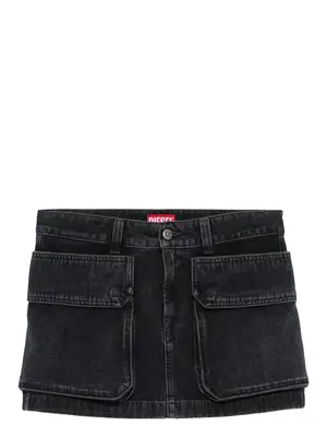 DIESEL® De-ton Mini Skirt - Black