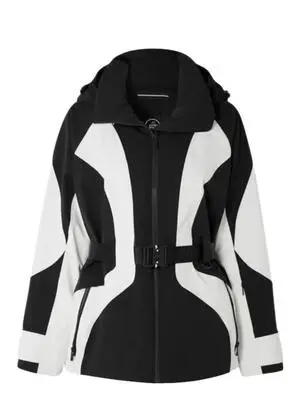 Fusalp Lexa Belted Hooded Ski Jacket - Black