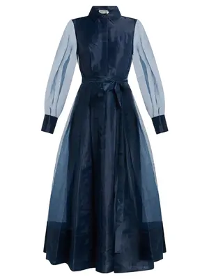 Simkhai Montgomery Midi Dress - Blue