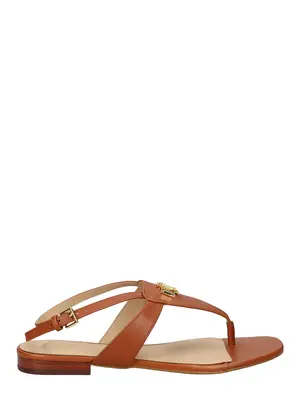 Ralph Lauren Logo-appliqué Sandals - Brown