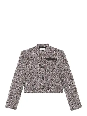 LANVIN Tweed Jacket - Red