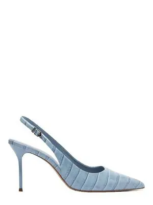 Schutz Paola High Stiletto Slingback Pump Blue